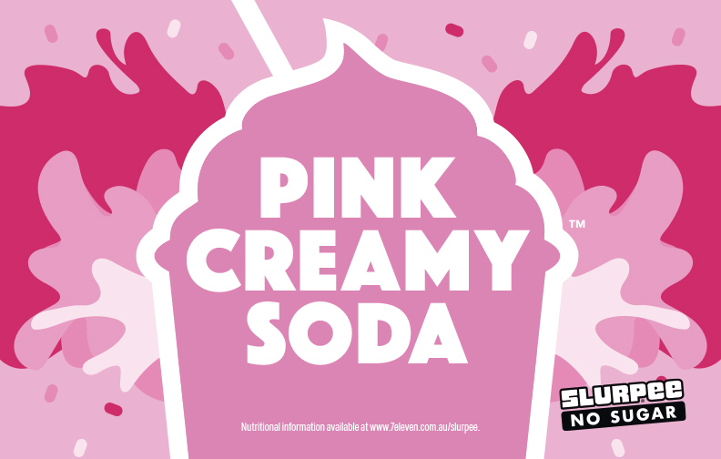 No Sugar Pink Creamy Soda